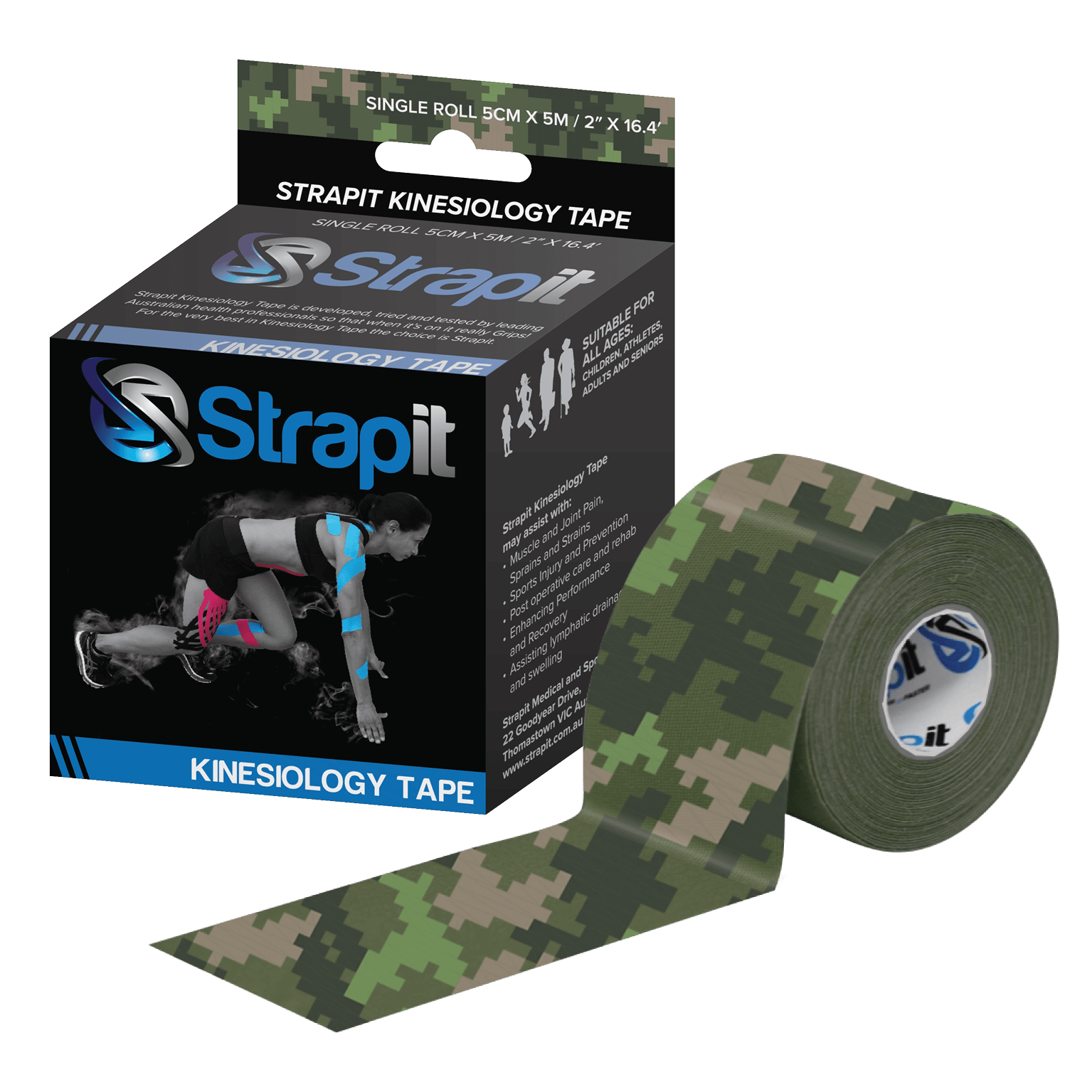 Strapit KTape 50mm x 5m | OPC Health