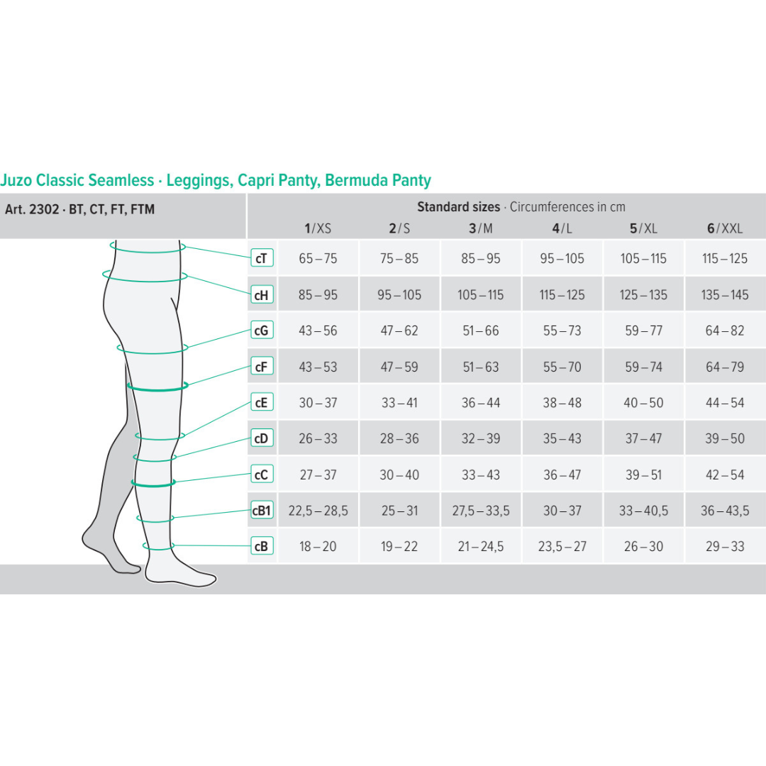 Juzo Classic Seamless Leggings CL2 | OPC Health